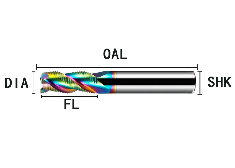 ALC Series DLC Coated Carbide Roughing End Mill for Aluminum | Factory ...