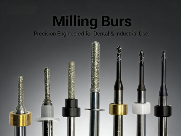 Dental CAD/CAM Milling Burs | Zirconia, Titanium, Lithium Disilicate ...