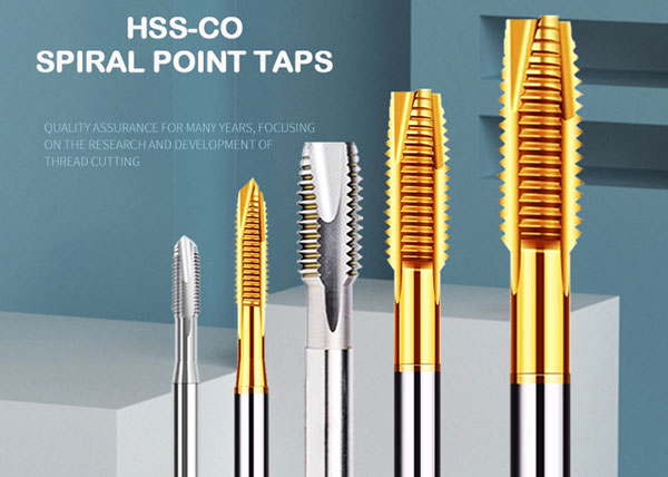 HSS Spiral Point Taps (Gun Taps) | Through Hole High-Speed Tapping ...